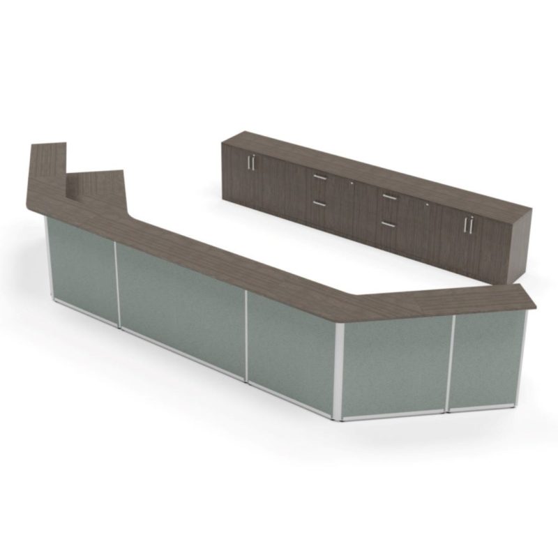 Panel Reception Desks Global Contract - Impact Office Furniture Vancouver